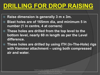 Drop raising in underground mines | PDF