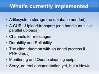 Dropr - The Message Queue project for PHP | PPT