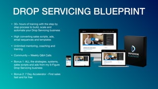 Drop Servicing Blueprint - An Overview | PDF