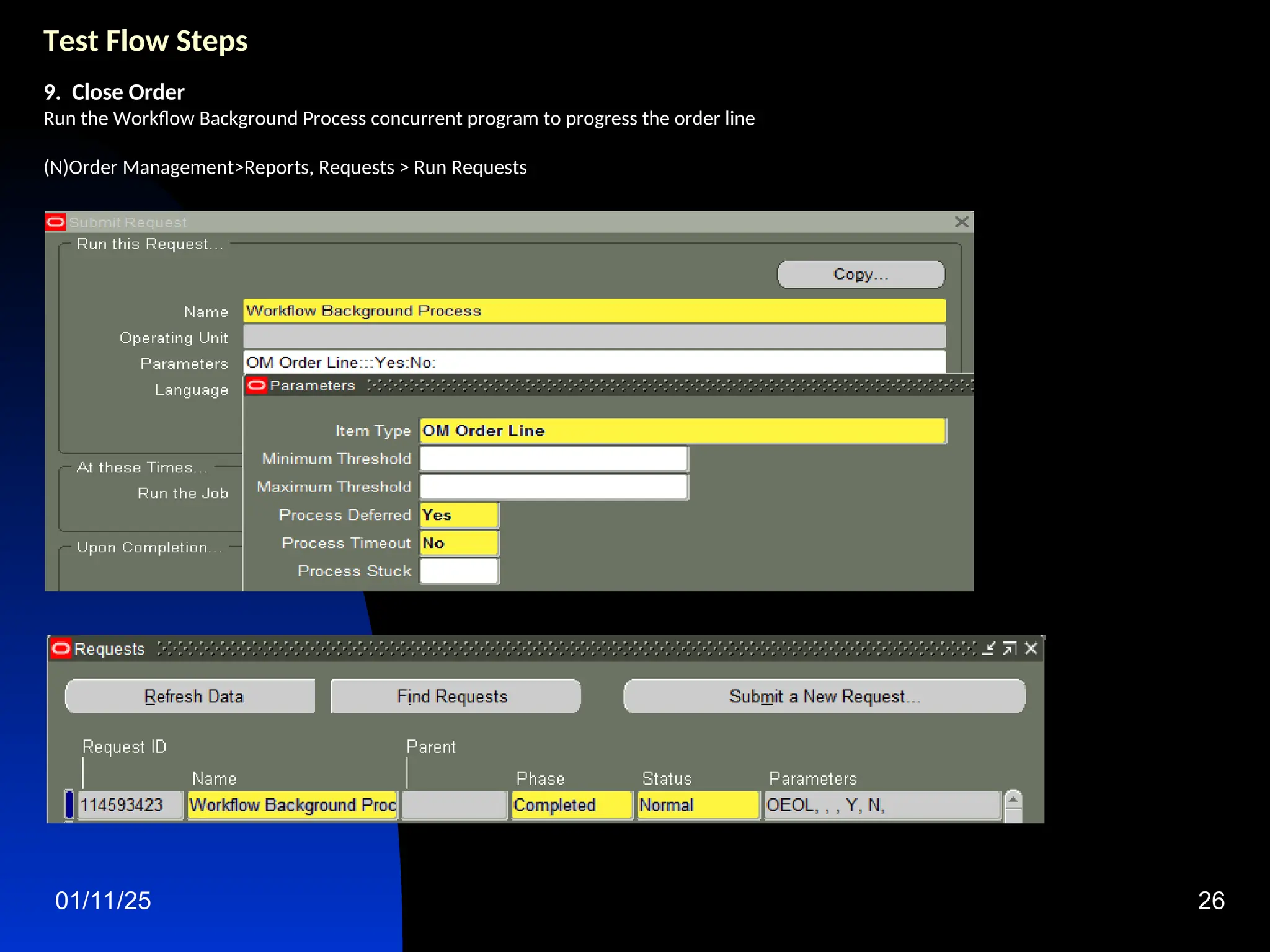 Drop Ship Cycle in Oracle E-Business Order Management Presentation | PPT