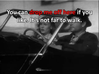 Drop somebody or something off