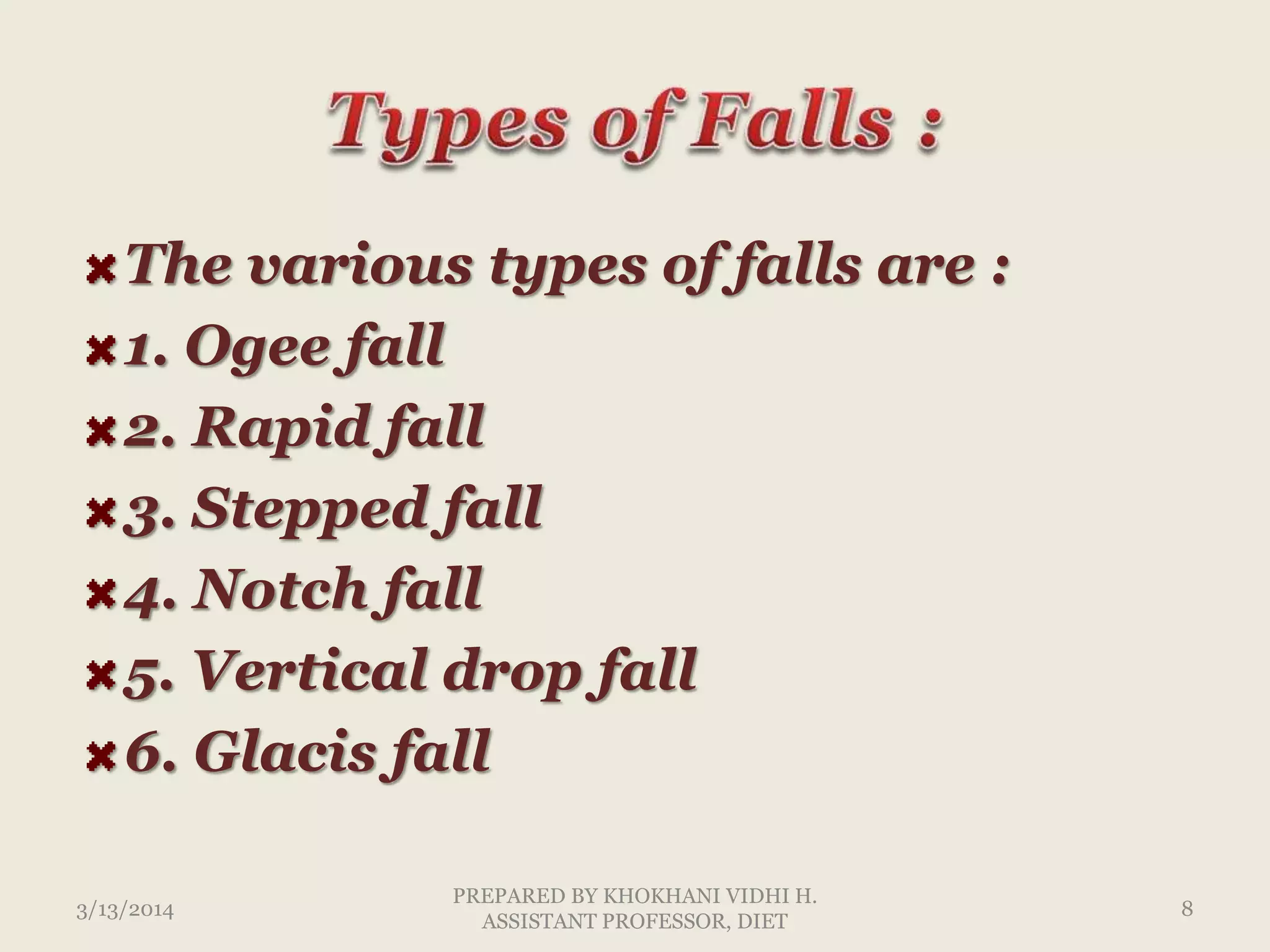 Drop structure lecture 1 | PPTX