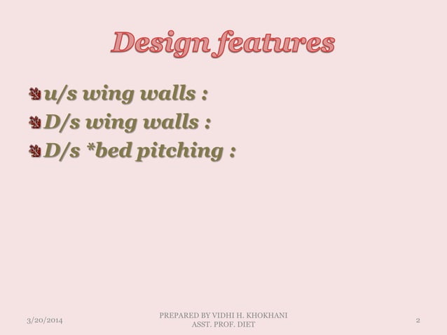 Drop structure lecture 4 | PPTX