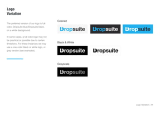 Dropsuite Brand Identity Guidelines - 2016 | PDF
