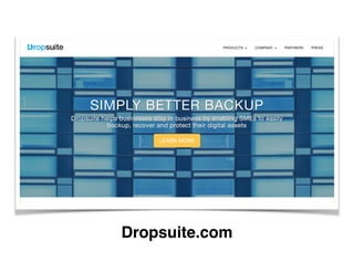Dropsuite Demystified | PDF