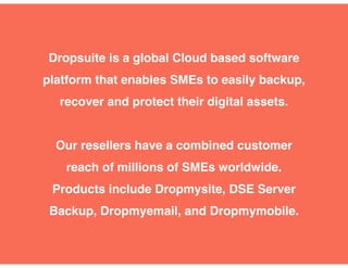 Dropsuite Demystified | PDF