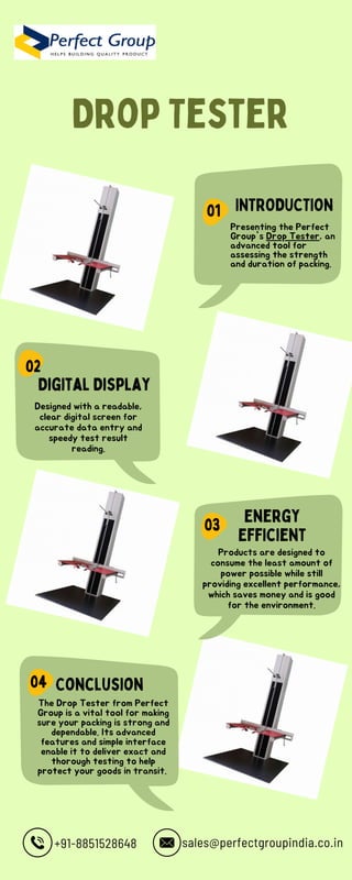 Drop Tester | Perfect Group.............. | PDF