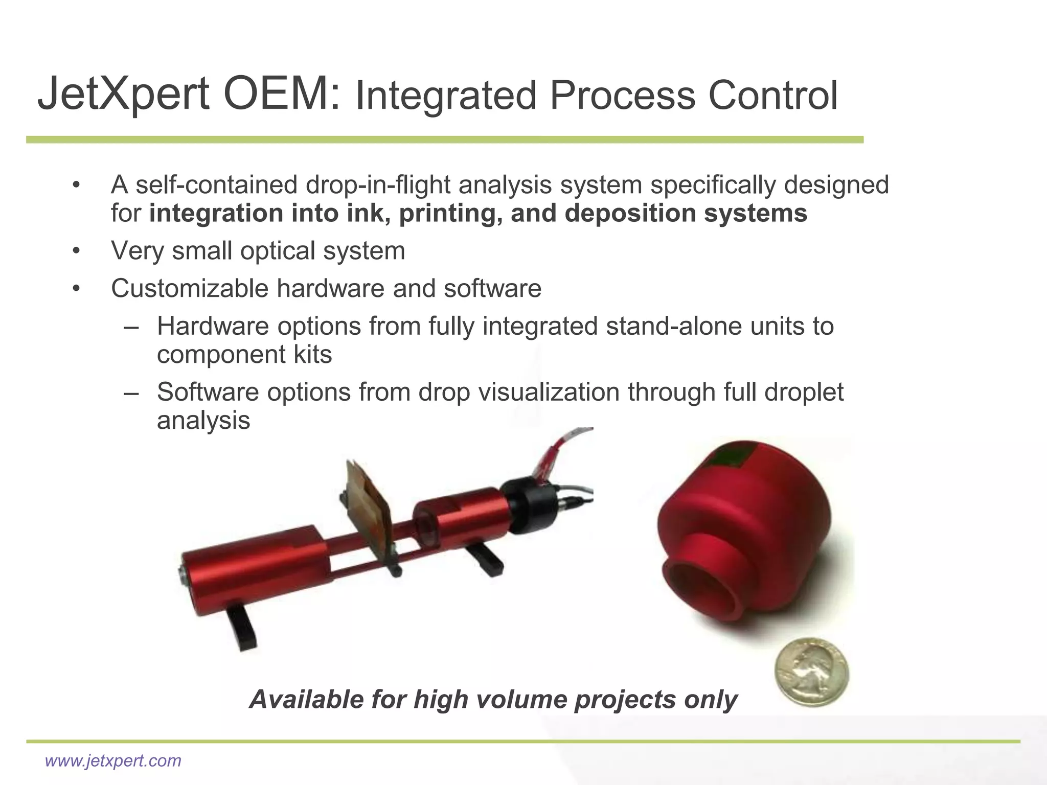 Drop watcher jetxpert for inkjet applications | PPTX