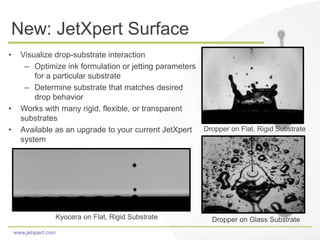 Drop watcher jetxpert for inkjet applications | PPTX