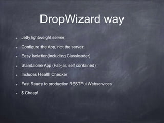 Java Microservices with DropWizard | PPT