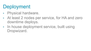 Dropwizard at Yammer | PPT