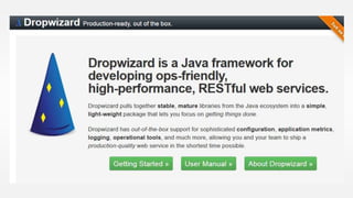 Dropwizard Introduction | PPT