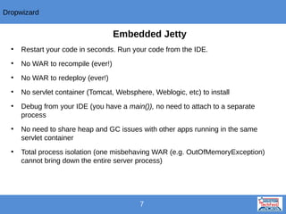 Dropwizard Spring - the perfect Java REST server stack | PPT