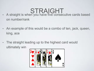 The Winning Hand Combinations of Texas Hold’Em | PPTX | Card Games ...