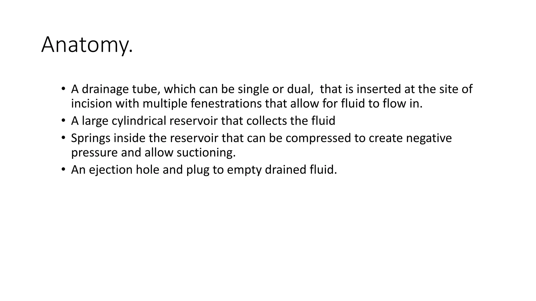 Hemovac, Jackson-Pratt & Vascular graft. | PPTX