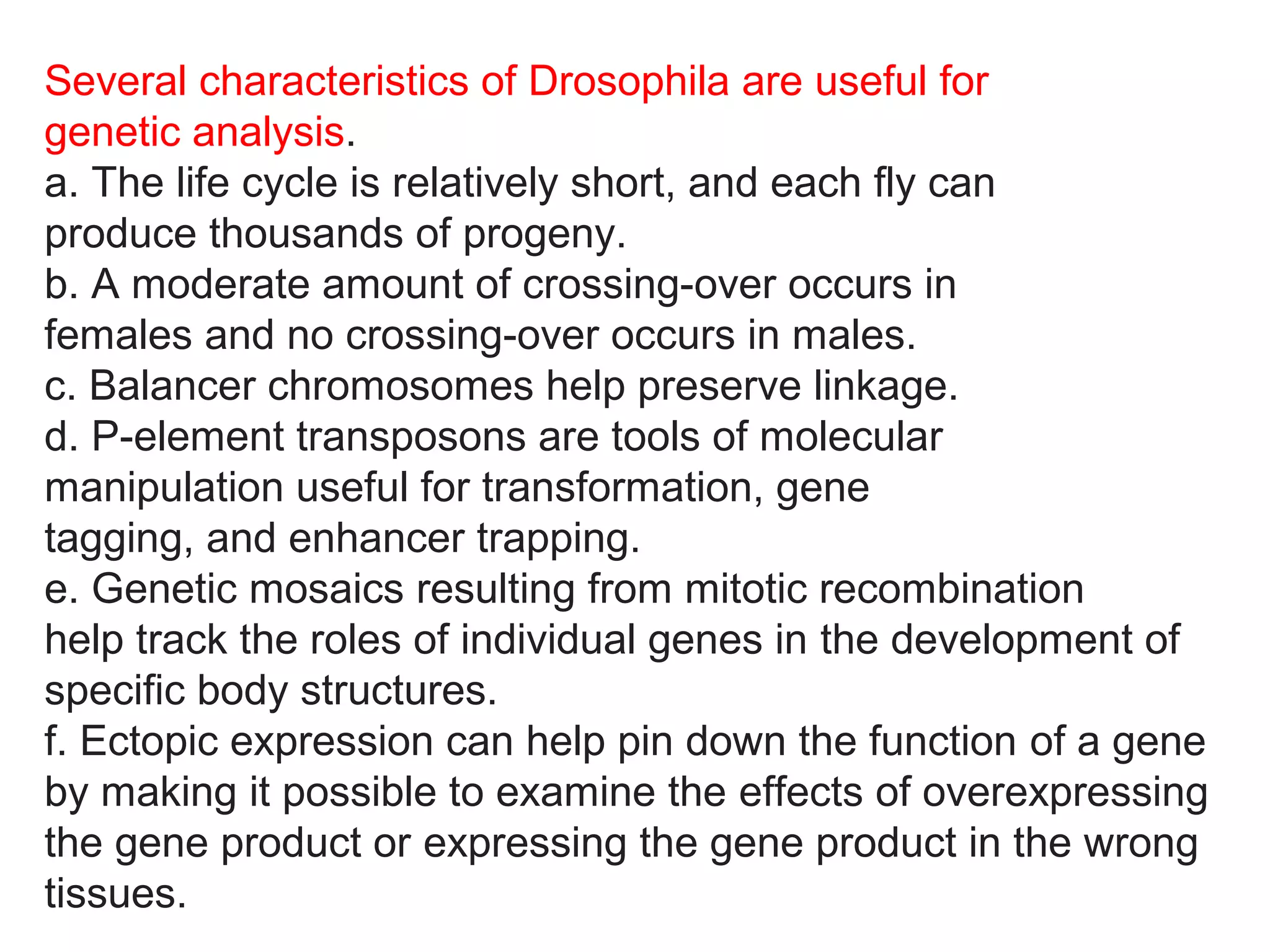 Drosophila Melanogaster Genome And its developmental process | PPT
