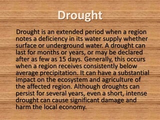 Drought | PPTX | Science