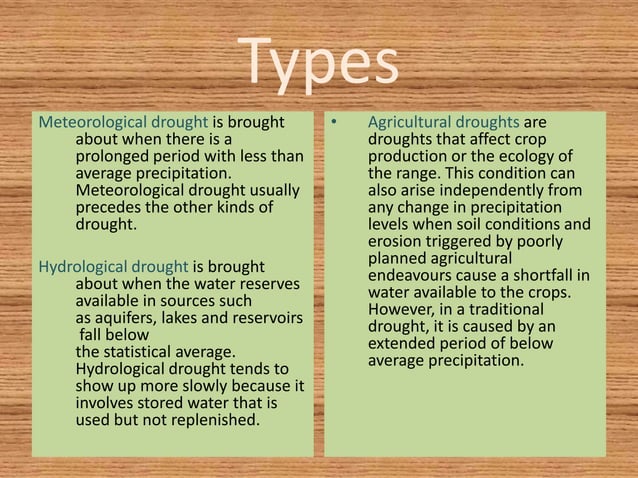 Drought | PPTX | Science