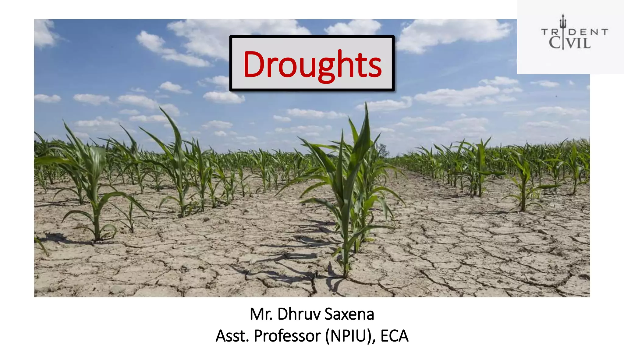 Drought - Disaster management | PPTX