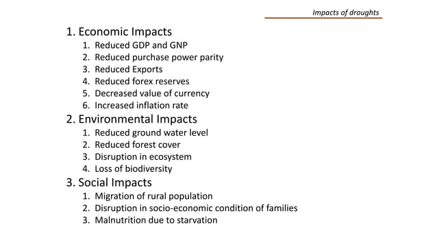 Drought - Disaster management | PPTX