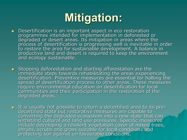 Drought & Desertification measures of mitigation ,Types of drought ...