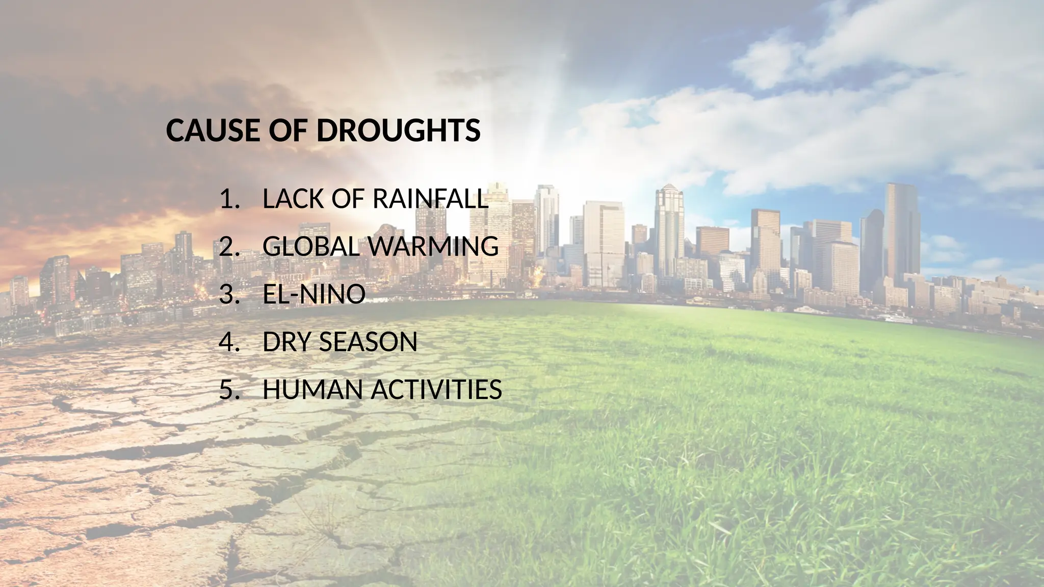 Drought, Student Seminar on Disaster Management, Bankura University ...