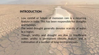 Drought, Student Seminar on Disaster Management, Bankura University ...