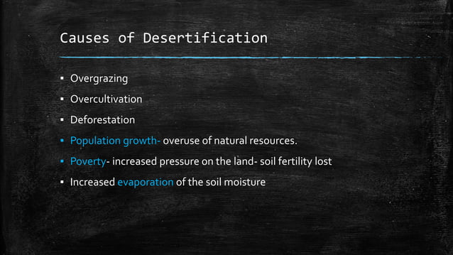 DROUGHT ^0 DESERTIFICATION.COMPLETE [Autosaved].pptx | Environment ...