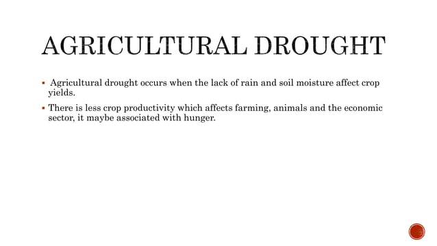 Drought and desertification | PPTX