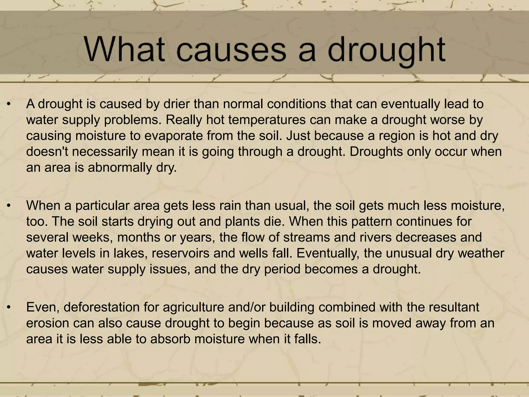 Drought and famine | PPTX
