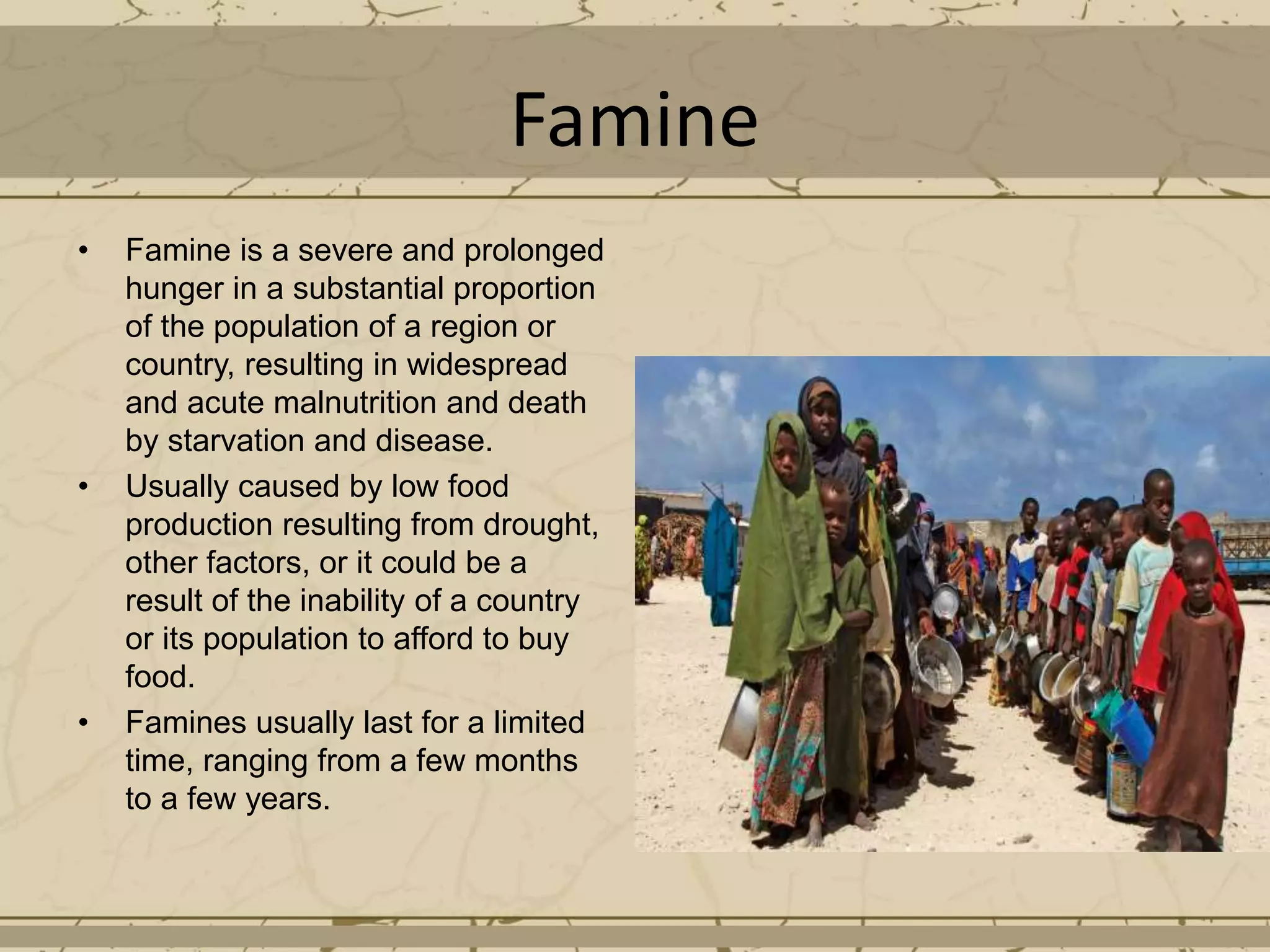 Drought and famine | PPTX