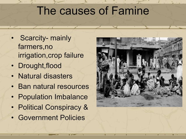 Drought and famine | PPTX | Agriculture | Industries