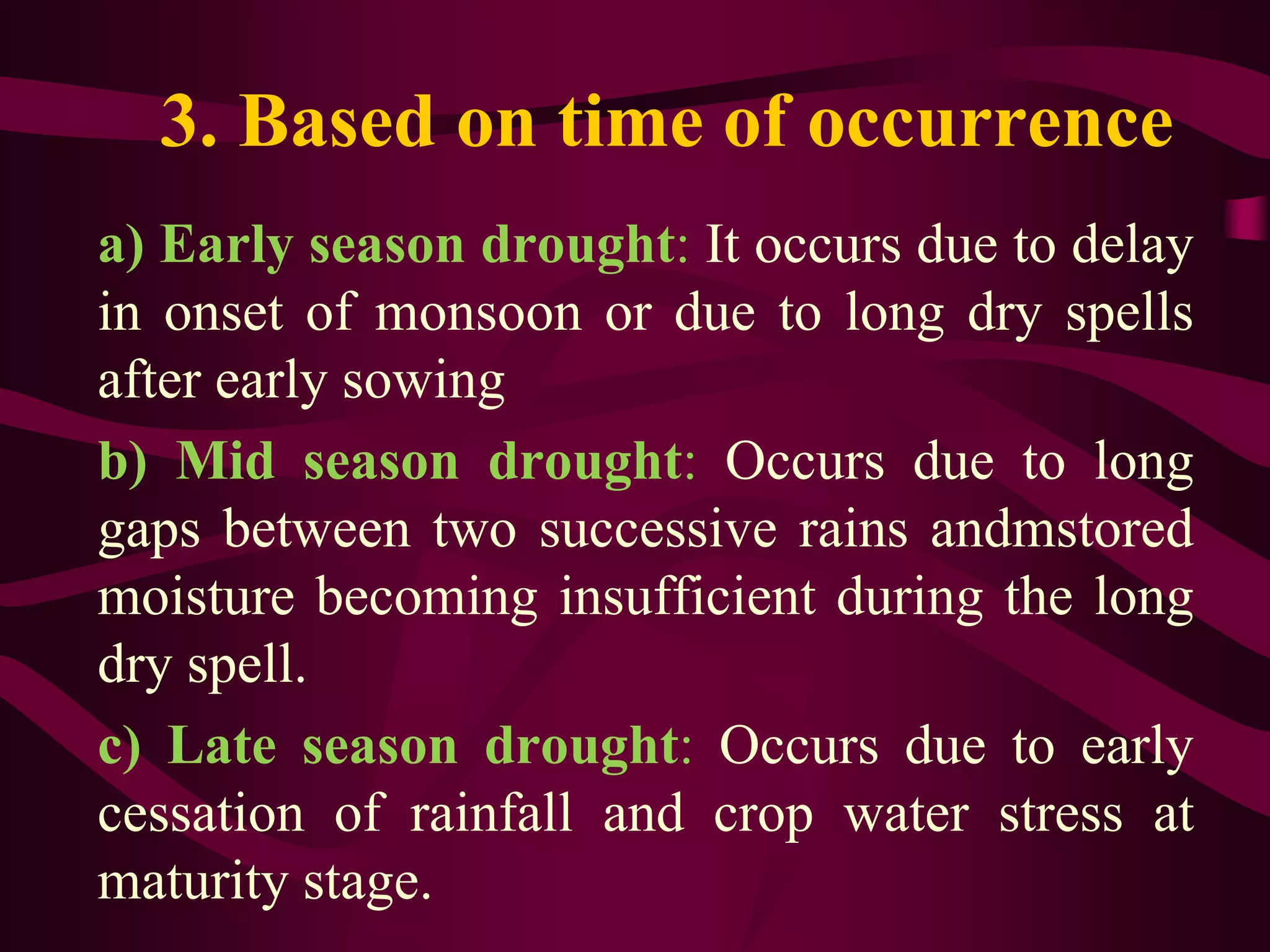 Lecture no. 5 Drought and its management | PPTX