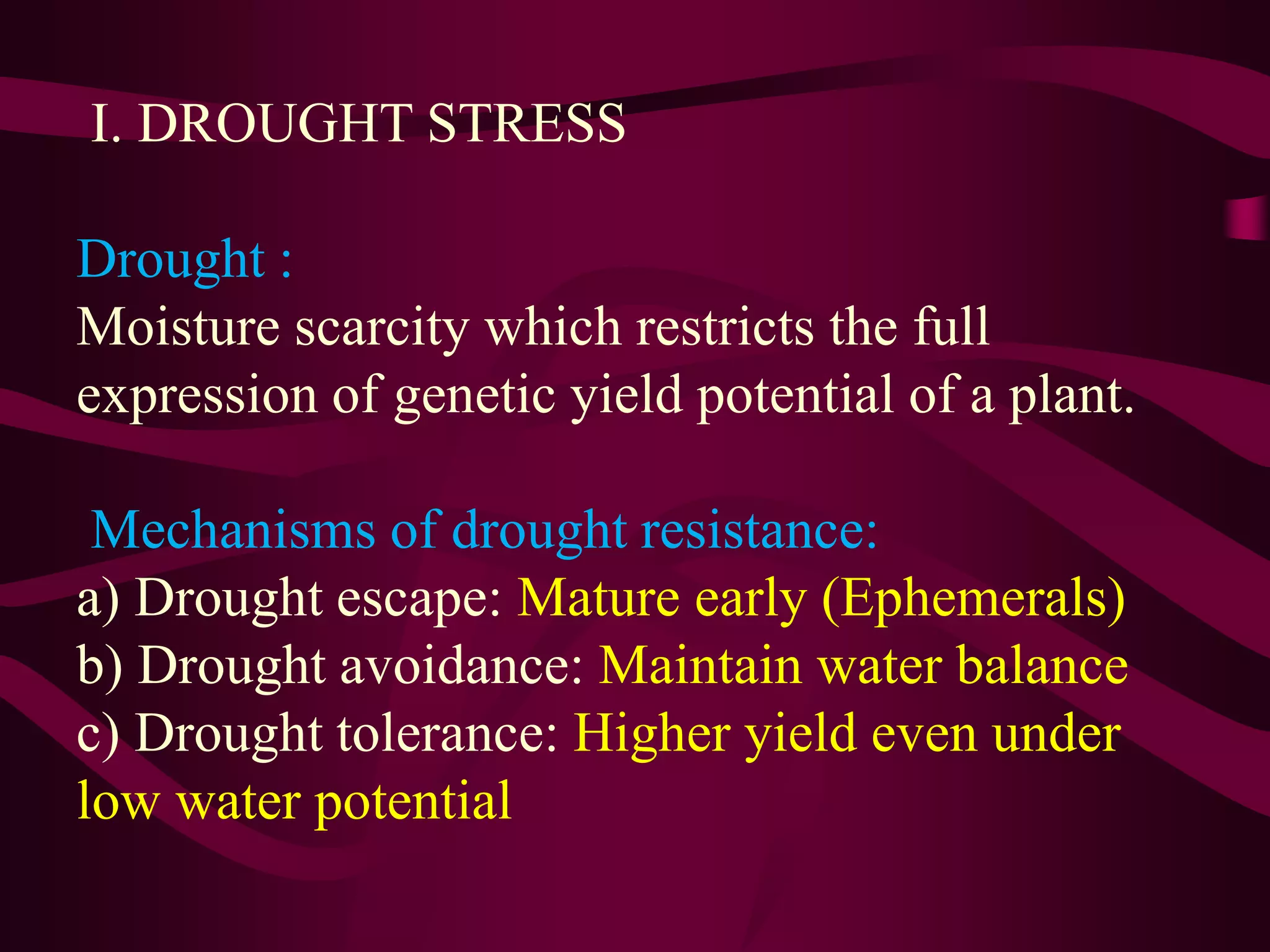 Lecture no. 5 Drought and its management | PPTX
