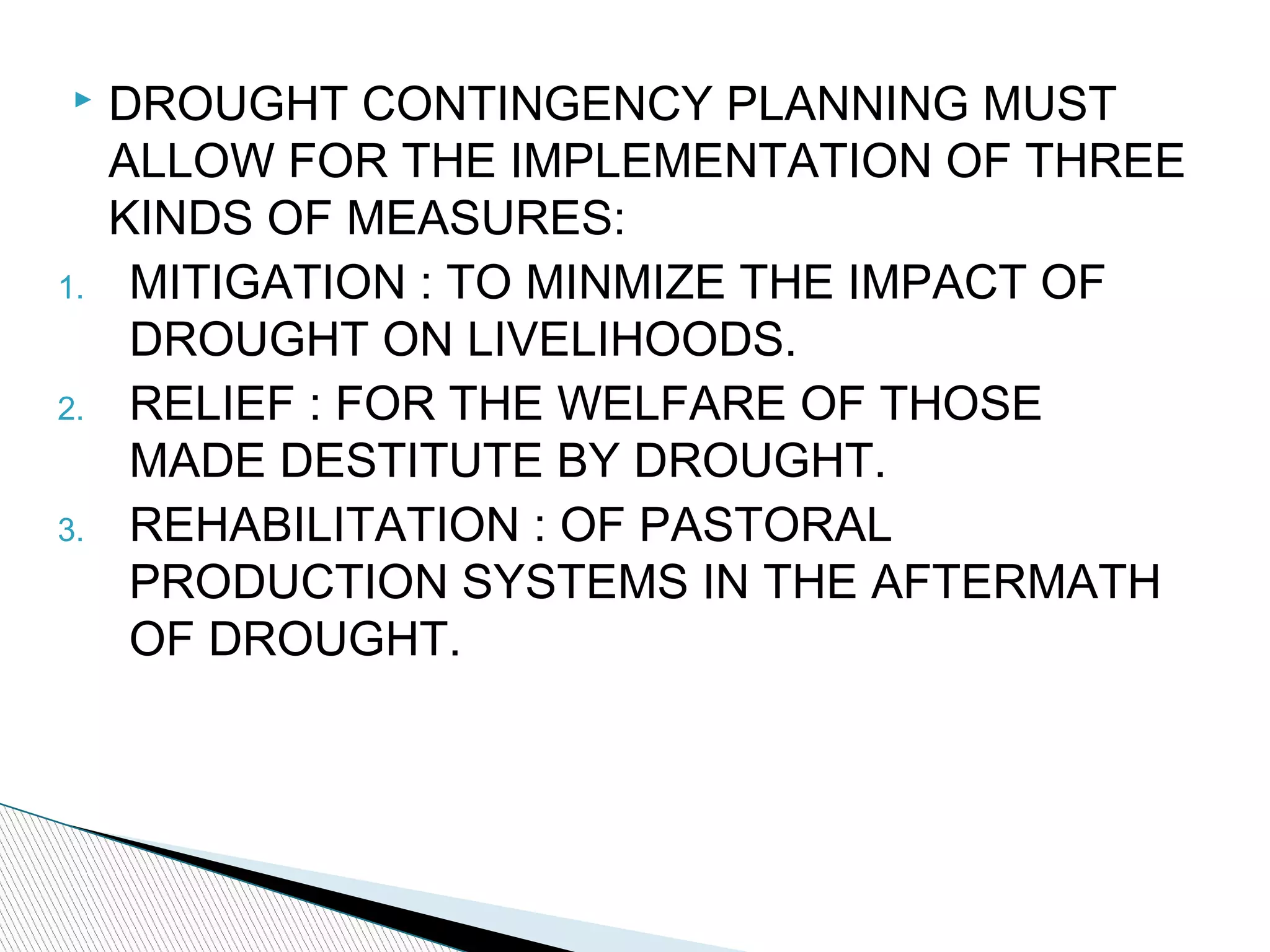 Drought contingency planning 140950106054 | PPT