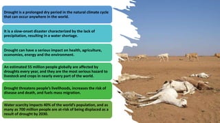 Drought disaster management | PPTX