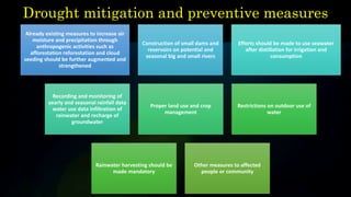 Drought disaster management | PPTX