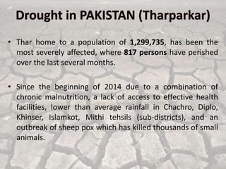 Drought in Pakistan | PPTX