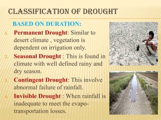 Drought, classification of Drought .pptx