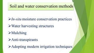 Disaster mitigation - drought | PPT