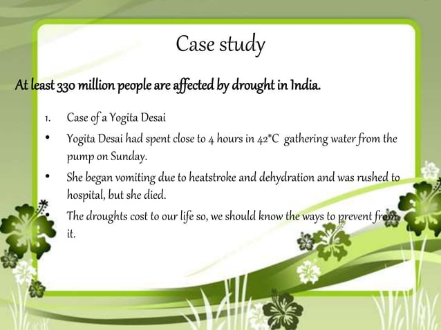 Drought ppt | PPTX | Agriculture | Industries