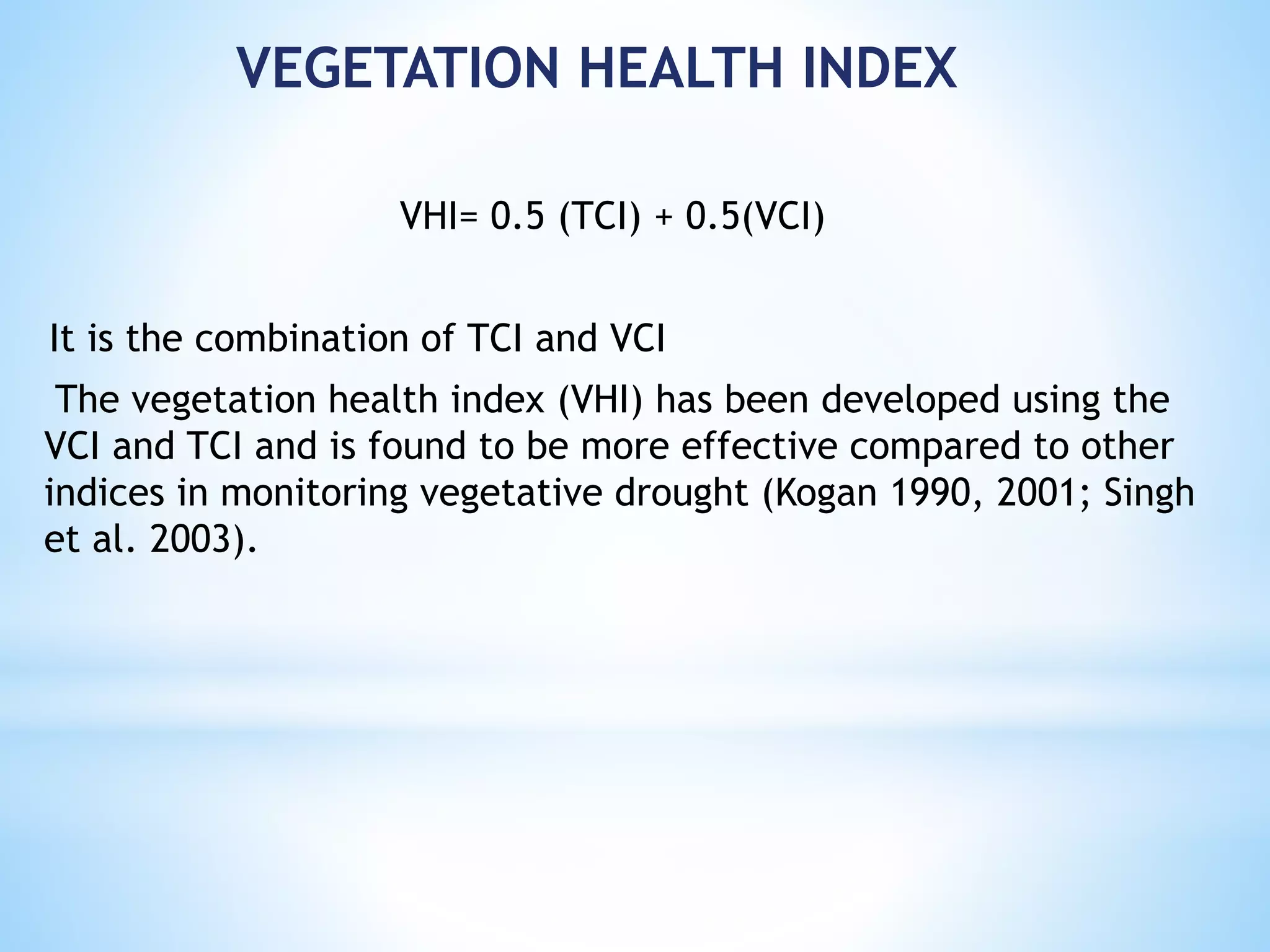 drought monitoring and management using remote sensing | PPTX
