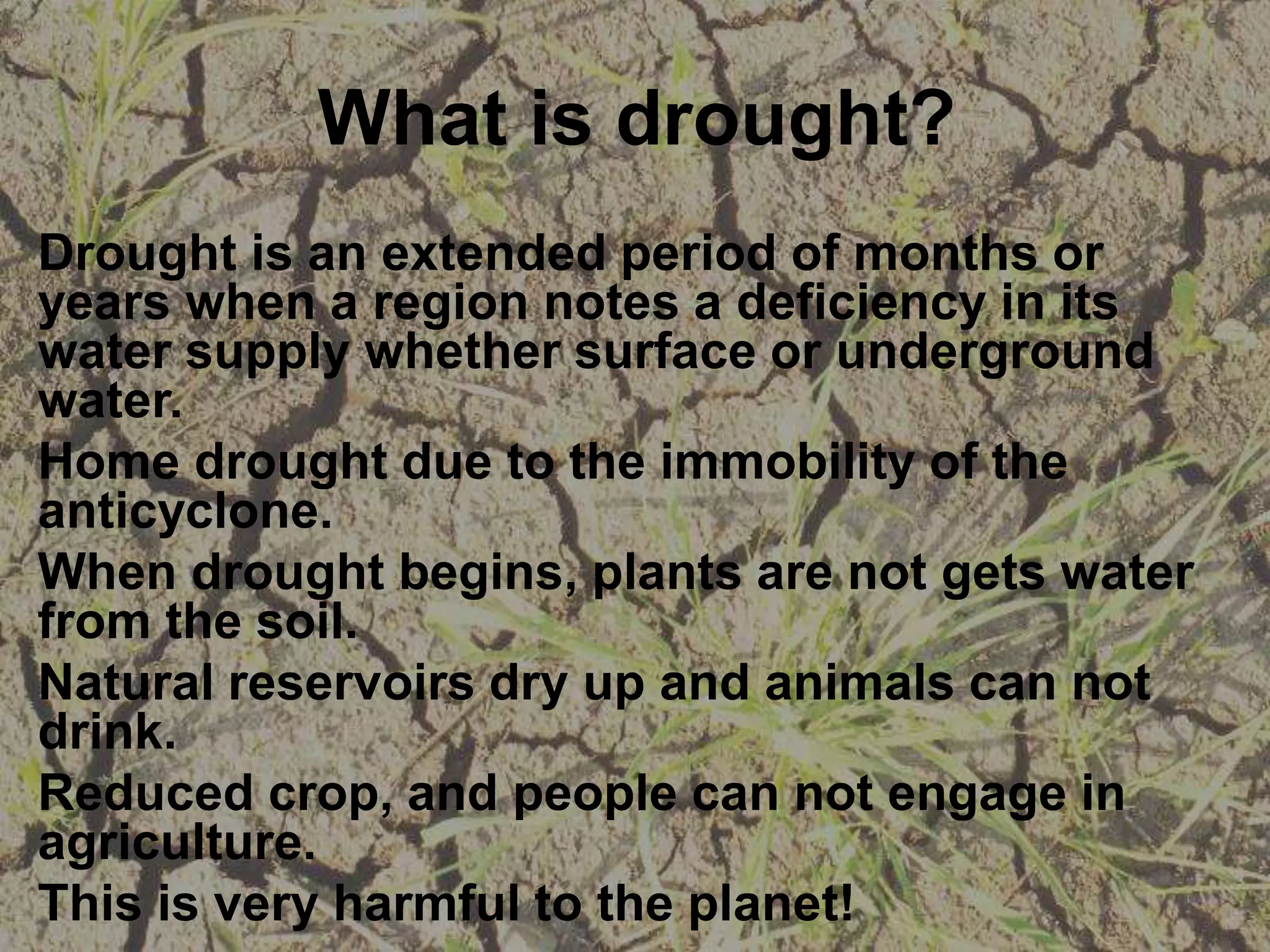 Droughts | PPT