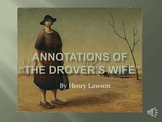 Drover's wife 1 | PPTX