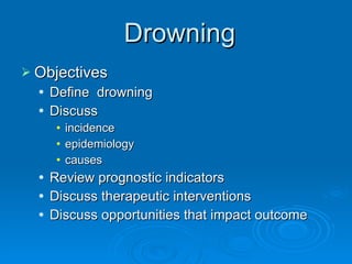 Drowning by dr mahmoud zalam kfmc riyadh ksa | PPT