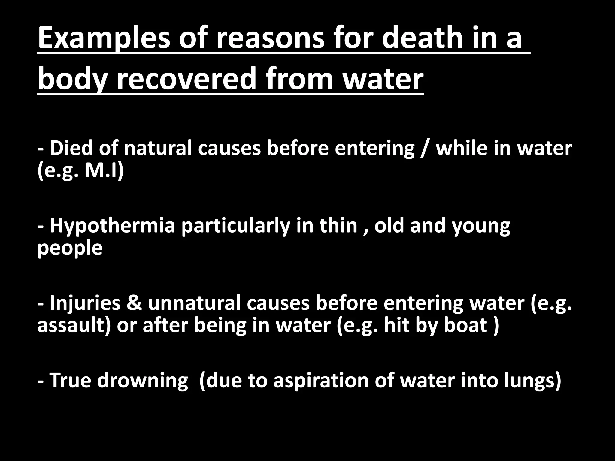 Drowning | PPTX