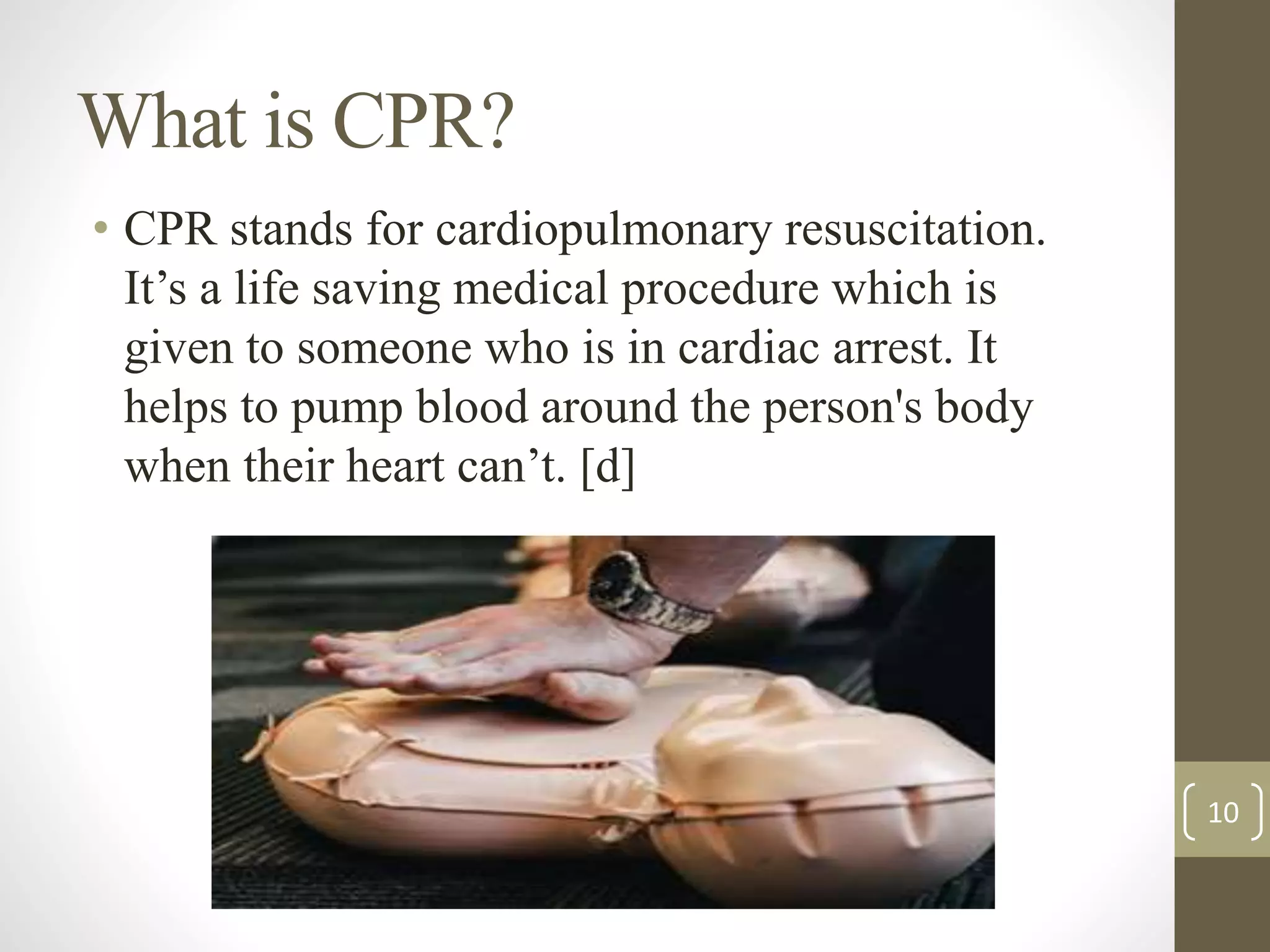 Drowning and CPR | PPTX