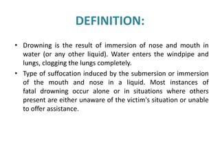 Drowning | PPT | Free Download