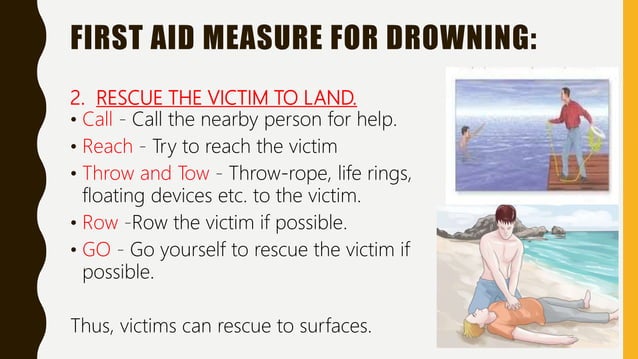 First aid for Drowning | PPTX | First Aid | Injuries