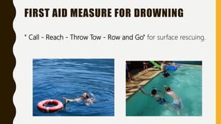 First aid for Drowning | PPTX